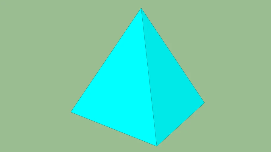 3d Rectangular Pyramid