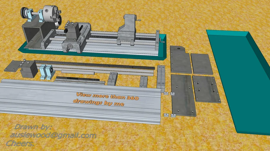 Metal Lathe 1 | 3D Warehouse