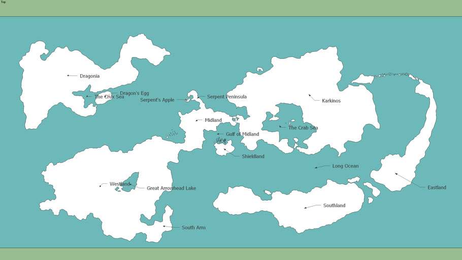 Aquarius World Map | 3D Warehouse