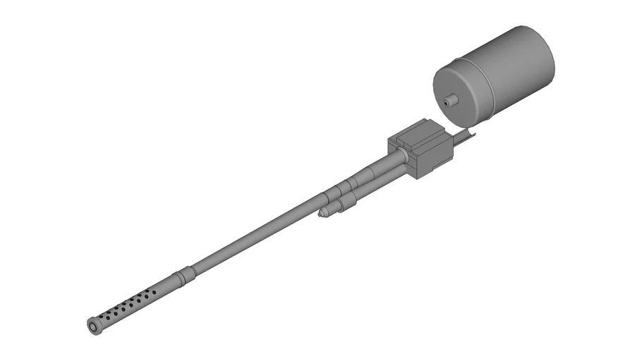 Bordkanone BK 7,5 75 mm cannon | 3D Warehouse