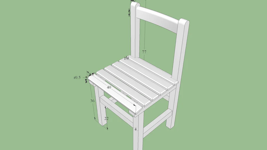 chair for high school | 3D Warehouse