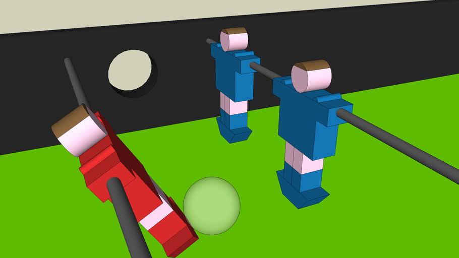 table soccer | 3D Warehouse