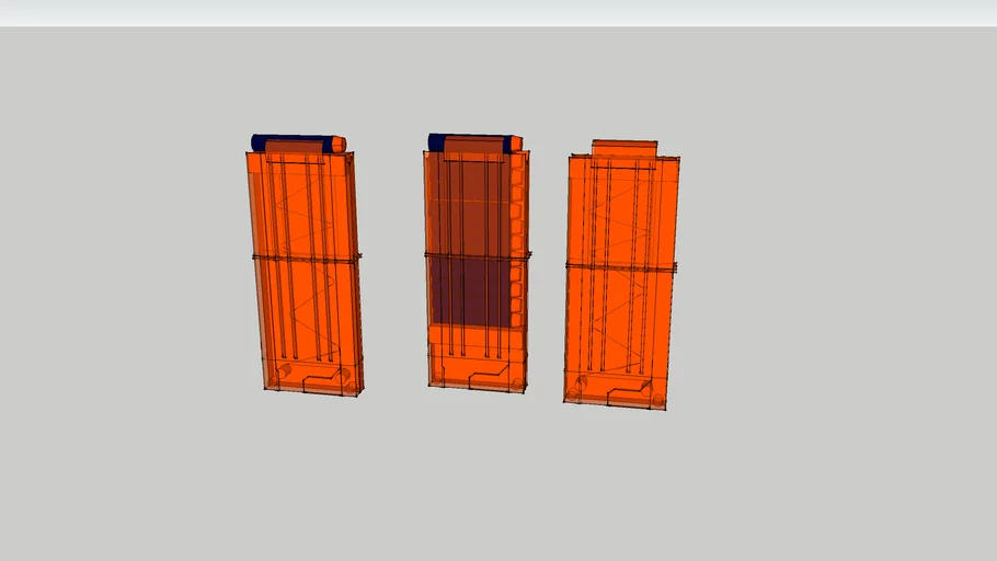 chargeur 12 balles NERF elite | 3D Warehouse