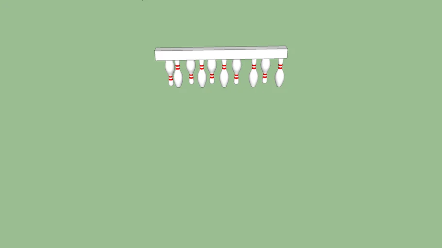 bowlingpin rack | 3D Warehouse