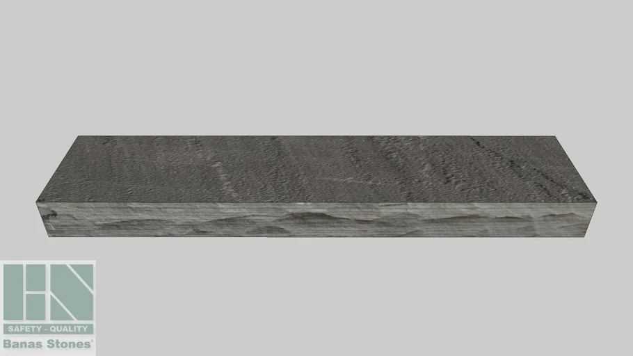 Banas Stones Natural 6' Steps/Risers - 16' x 72' - Banas Imperial Black ...