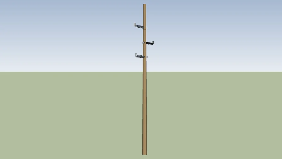 Former Progress Energy Power Line High Voltage Pole | 3D Warehouse