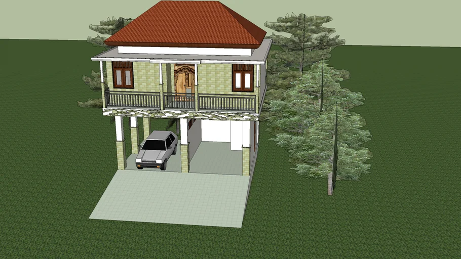 Ruko 2 Lantai | 3D Warehouse