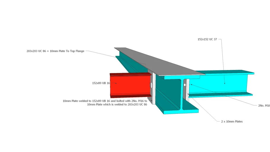 beam connection | 3D Warehouse