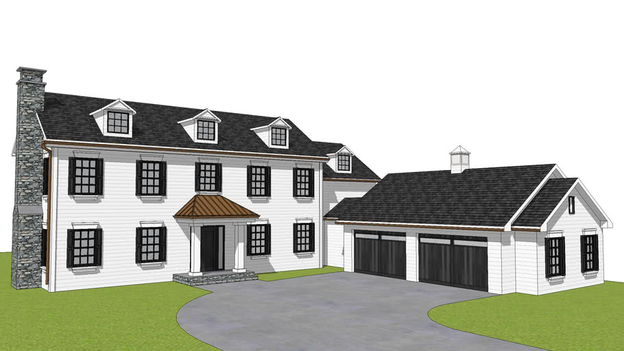 The Colonial House | 3D Warehouse