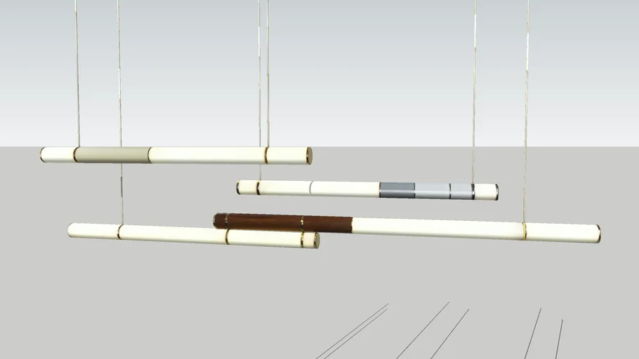 Roll & Hill Mini Endless Light Fixture | 3D Warehouse