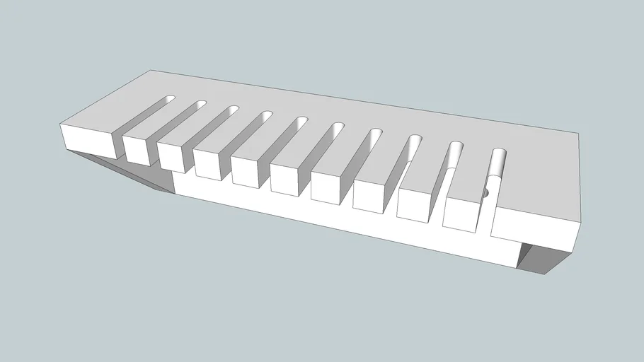 Basic bar clamp rack | 3D Warehouse