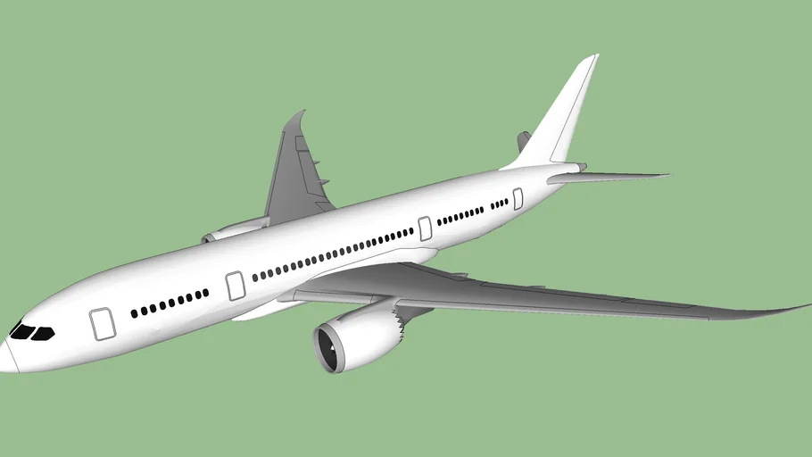 Template - Boeing 787-8 Dreamliner | 3D Warehouse