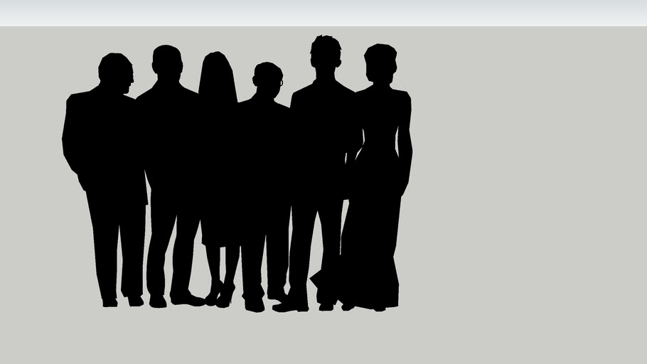 Crowd 2d | 3D Warehouse