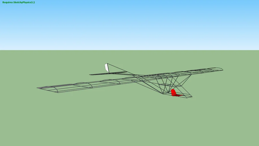 Roberts UR1 ultralight glider frame(WIP) | 3D Warehouse