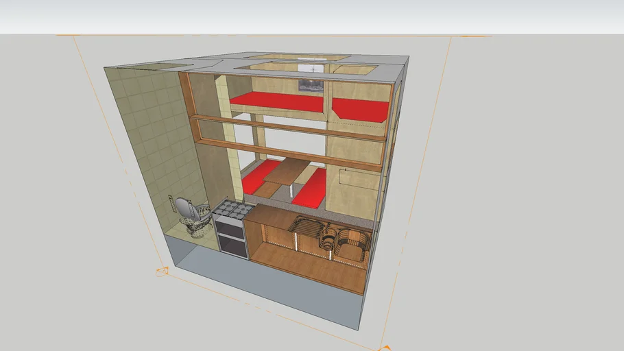minimalist micro home | 3D Warehouse
