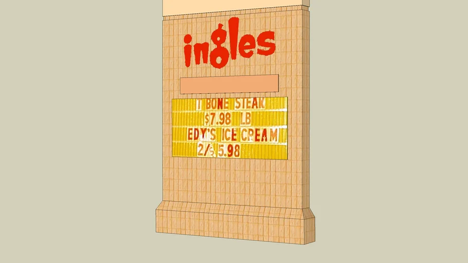 Etowah Ingles Sign | 3D Warehouse