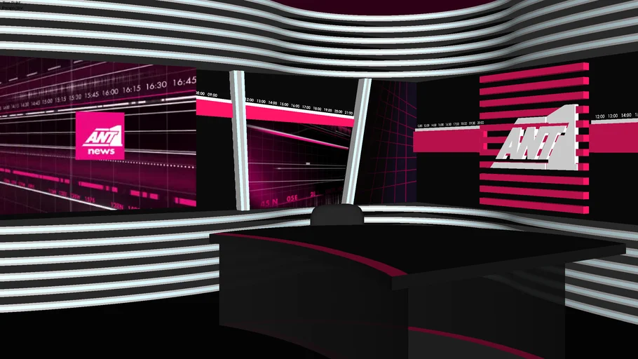 ANT1 News - Studio 2007 (Update 2018) | 3D Warehouse