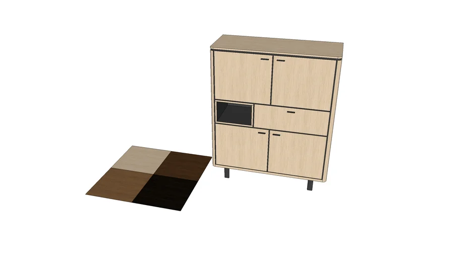 H&H Livada highboard | 3D Warehouse