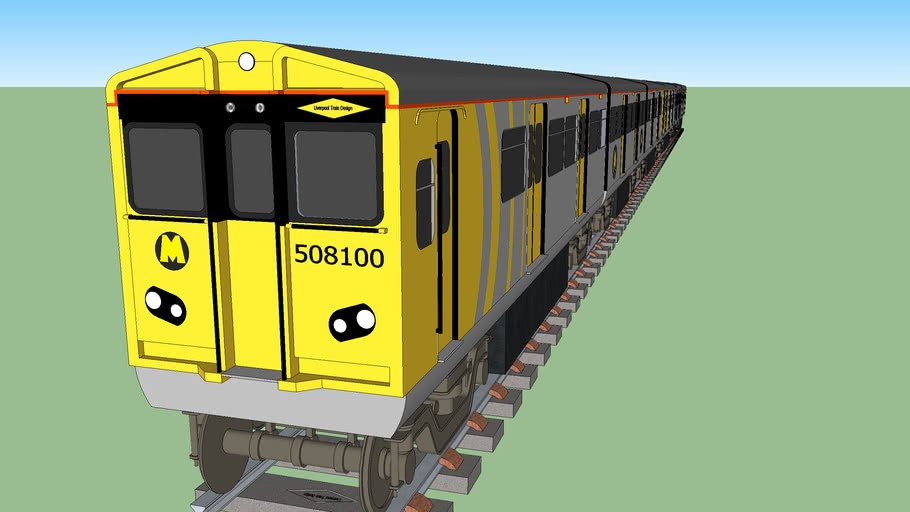Merseyrail train (6 car) | 3D Warehouse