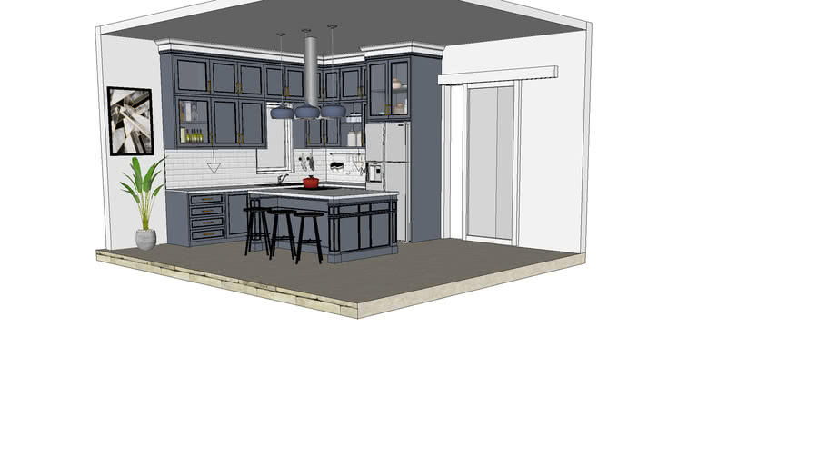 Kitchen Set / Pantry | 3D Warehouse