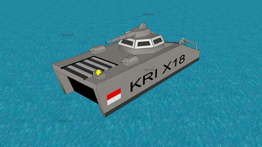 X18 Tank Boat | 3D Warehouse
