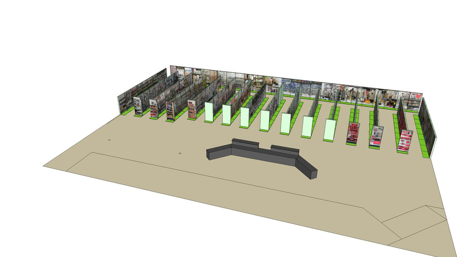 NeilCo Shelf Layout | 3D Warehouse