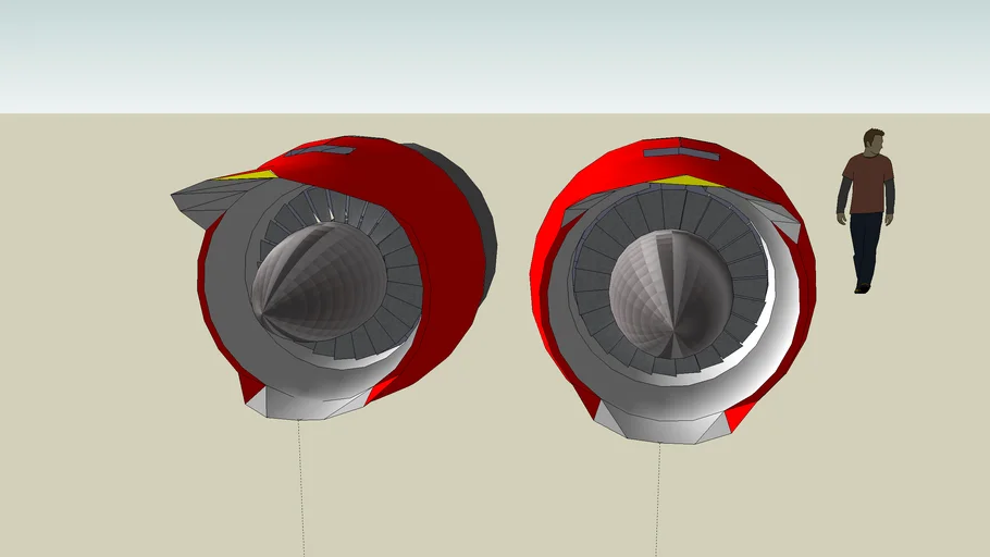 Airplane turbine | 3D Warehouse