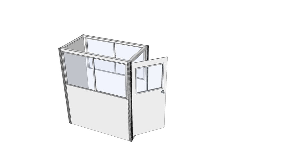 Basic guard booth model | 3D Warehouse