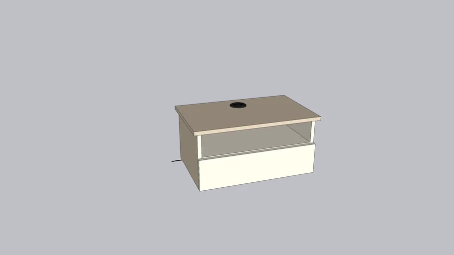 Floating Nightstand | 3D Warehouse