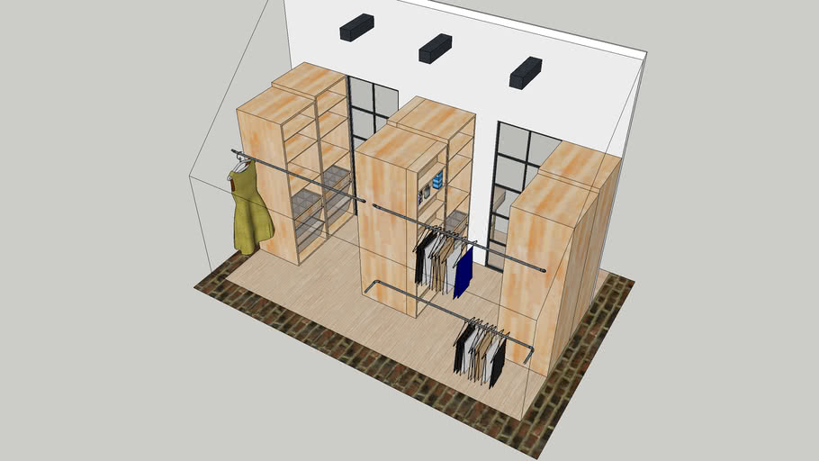 Walk-in-closet | 3D Warehouse