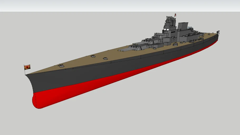 HIJMS Great Yamato - updated | 3D Warehouse