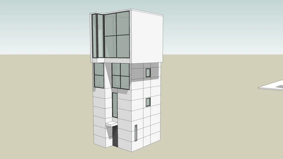 4x4 House- Tadao Ando | 3D Warehouse