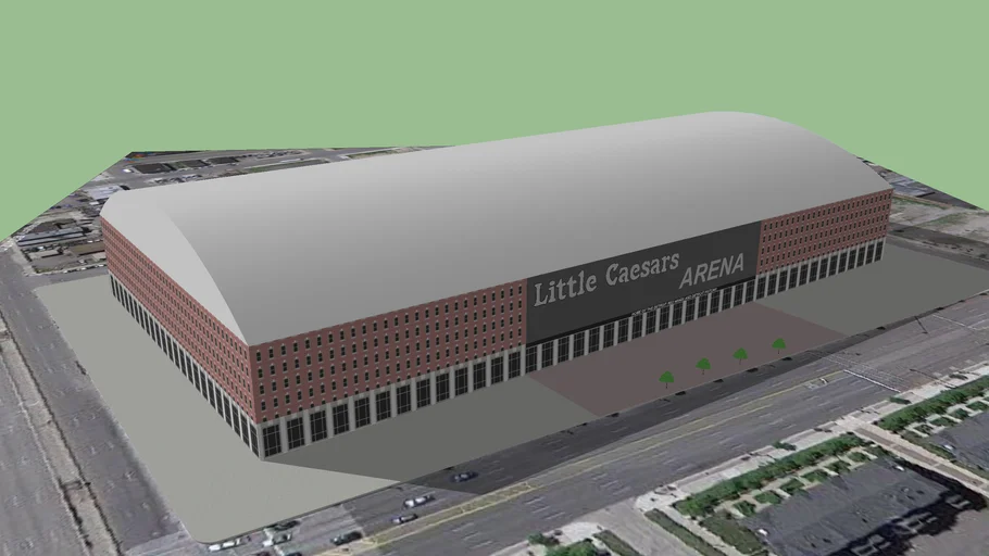 Little Caesar's Arena | 3D Warehouse