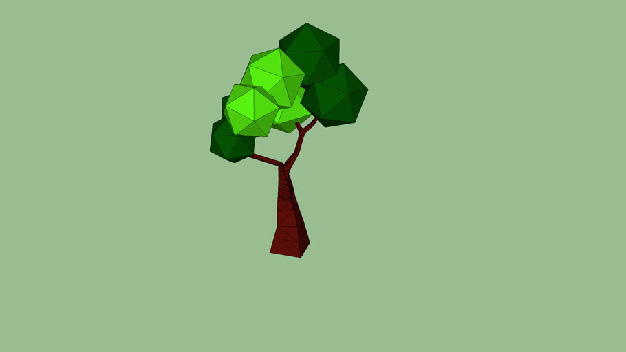 Simple Low Poly Tree | 3D Warehouse