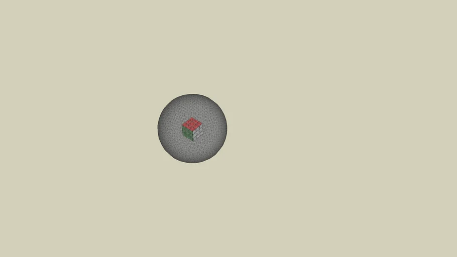 ball with a cube inside | 3D Warehouse