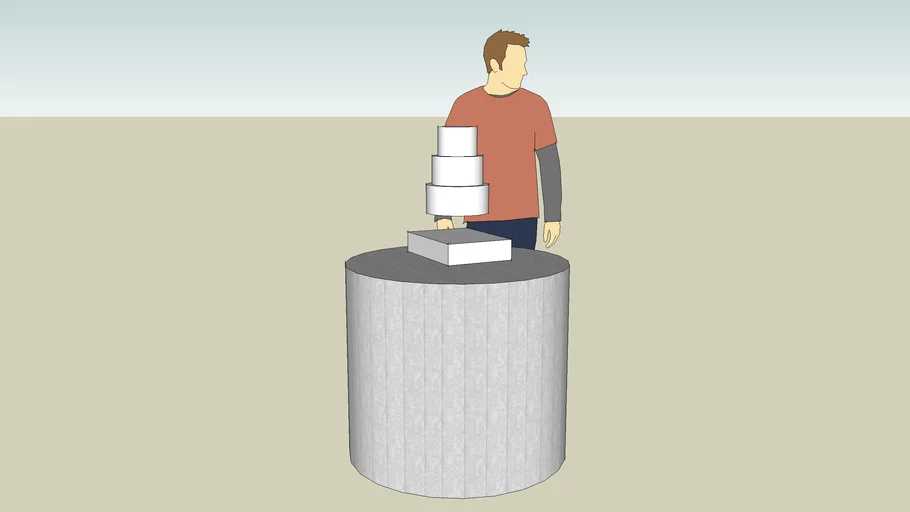wedding cake 6/8/10-11x15 | 3D Warehouse