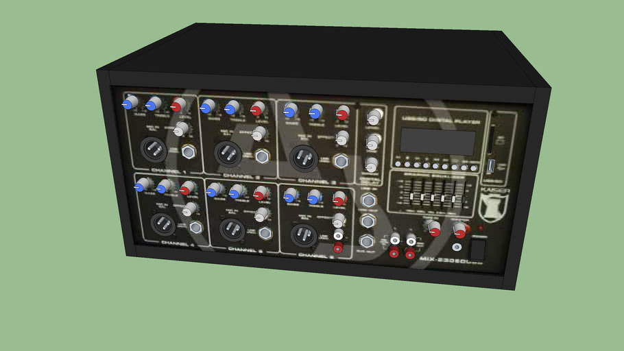 Audio console | 3D Warehouse