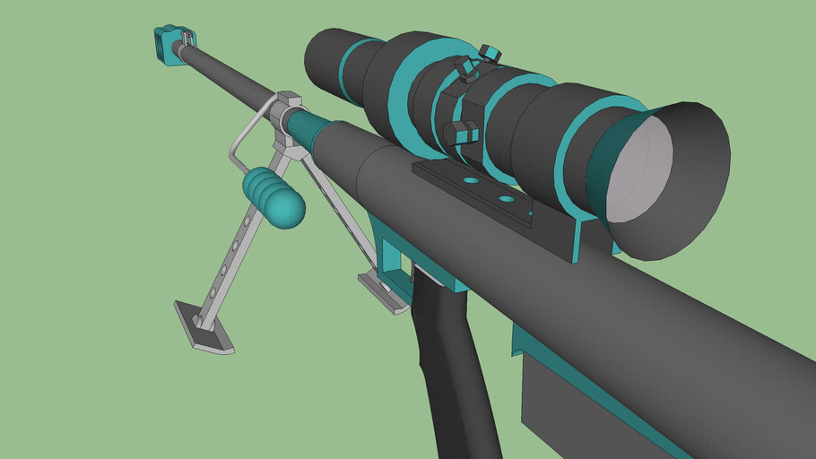 FALCON 12.7mm Sniper Rifle | 3D Warehouse