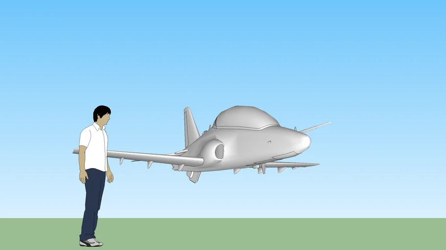 Boeing Hawk T-45 Concept | 3D Warehouse