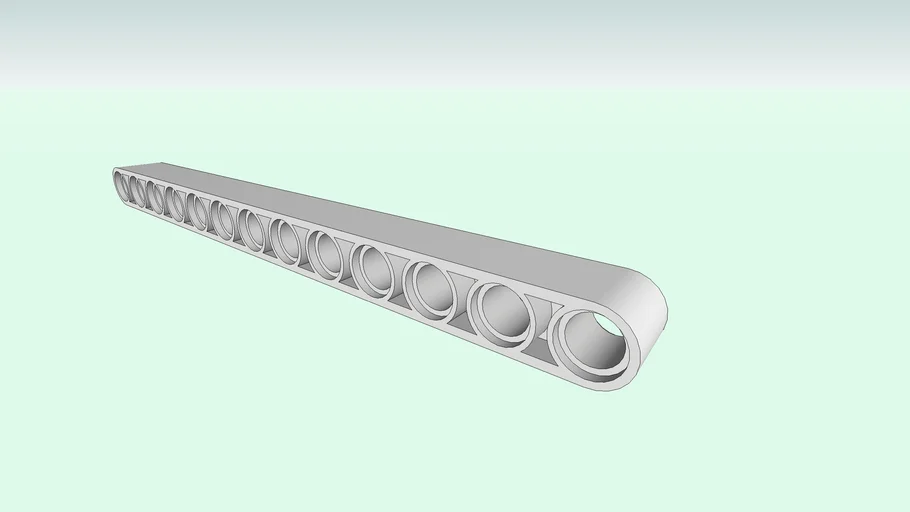 Lego Technic Beam 13 Holes | 3D Warehouse