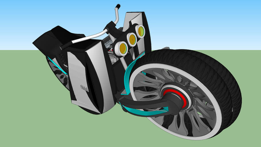 Slidah! Drifting Motorcycle (In a big drift) | 3D Warehouse