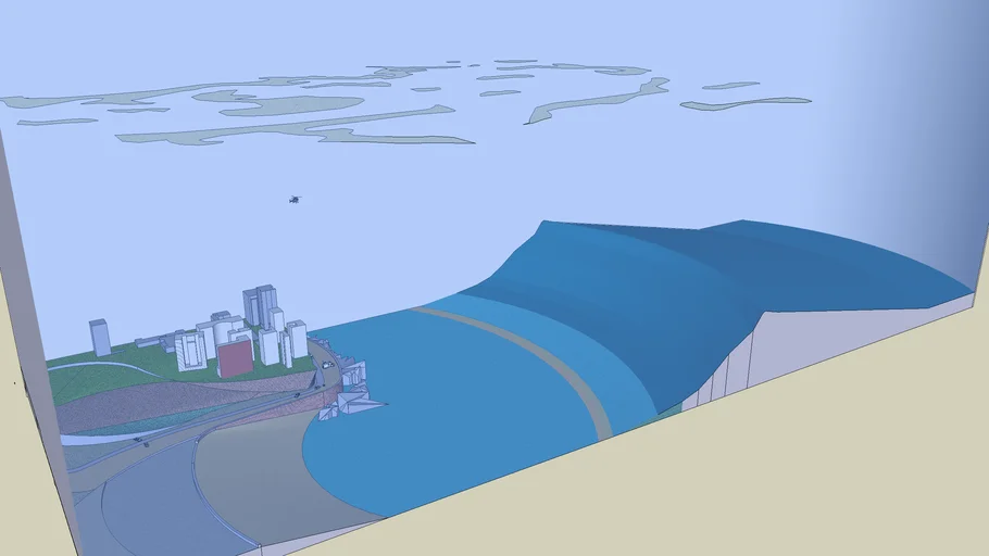 Big wave tsunami | 3D Warehouse