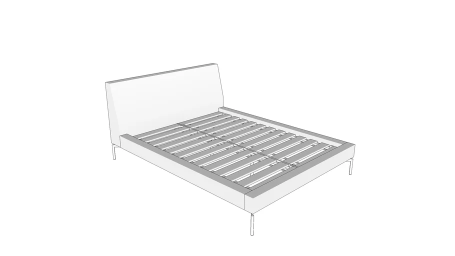 New Standard Queen Bed | 3D Warehouse