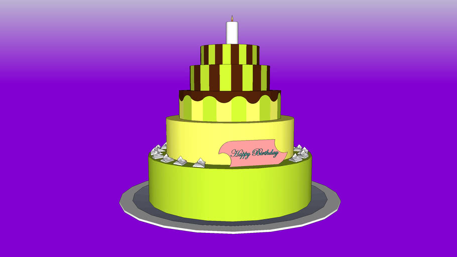 birthday cake | 3D Warehouse