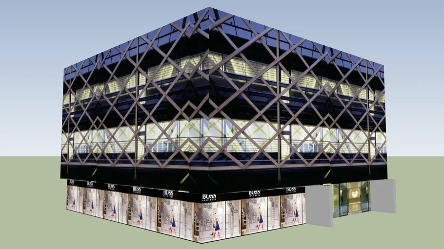Hugo Boss Store and Building | 3D Warehouse