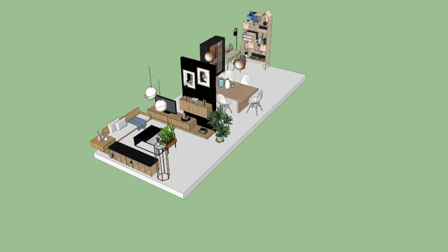 Modern Kitchen and Dining | 3D Warehouse