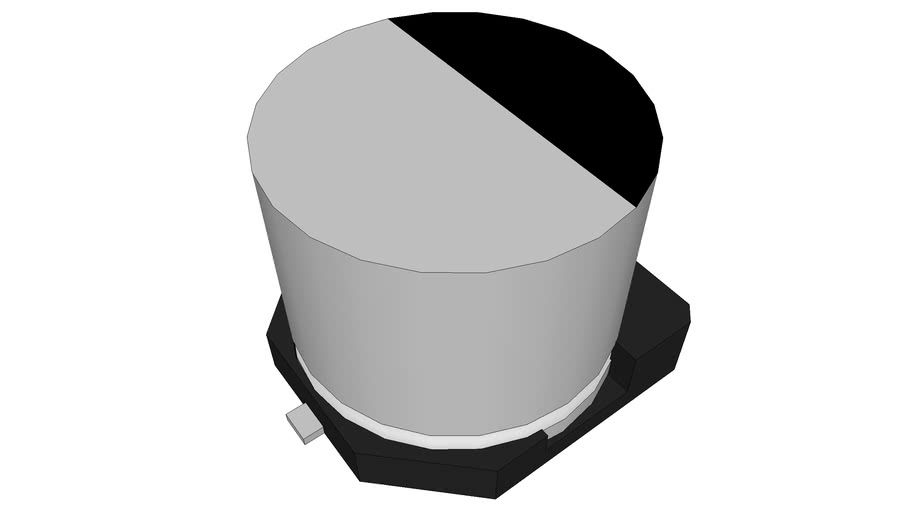 Nichicon aluminum electrolytic capacitor 153CLV-0605 | 3D Warehouse