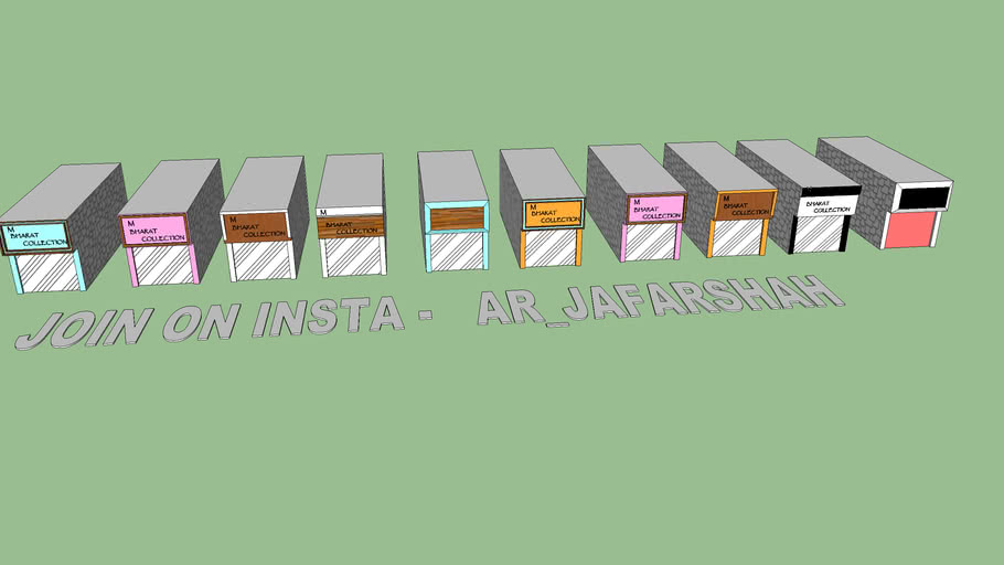 SHOP ACP GLASS FACADE DESIGN | 3D Warehouse