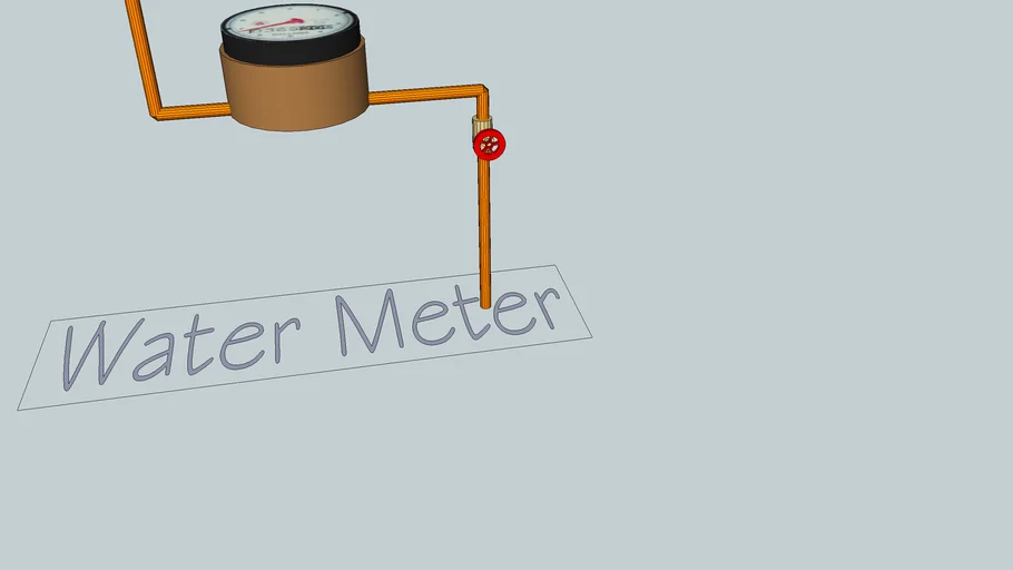Water meter | 3D Warehouse