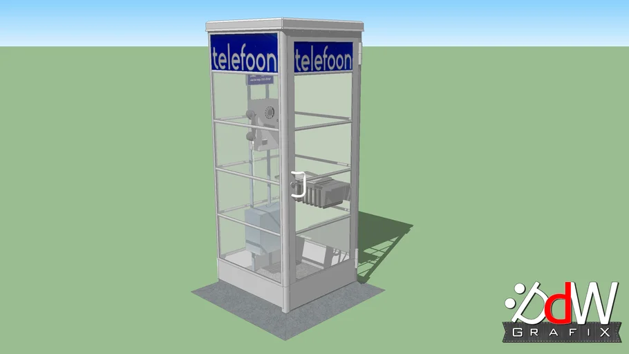 PTT Telefooncel | 3D Warehouse